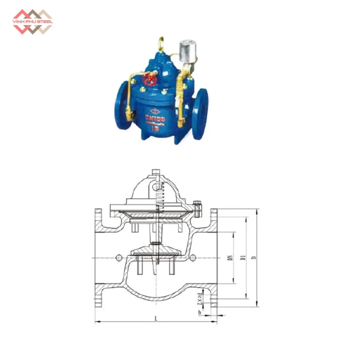 Bộ Điều Khiển Bơm Nước Joeun Korea - Water Pump Control Valve - Thép ...